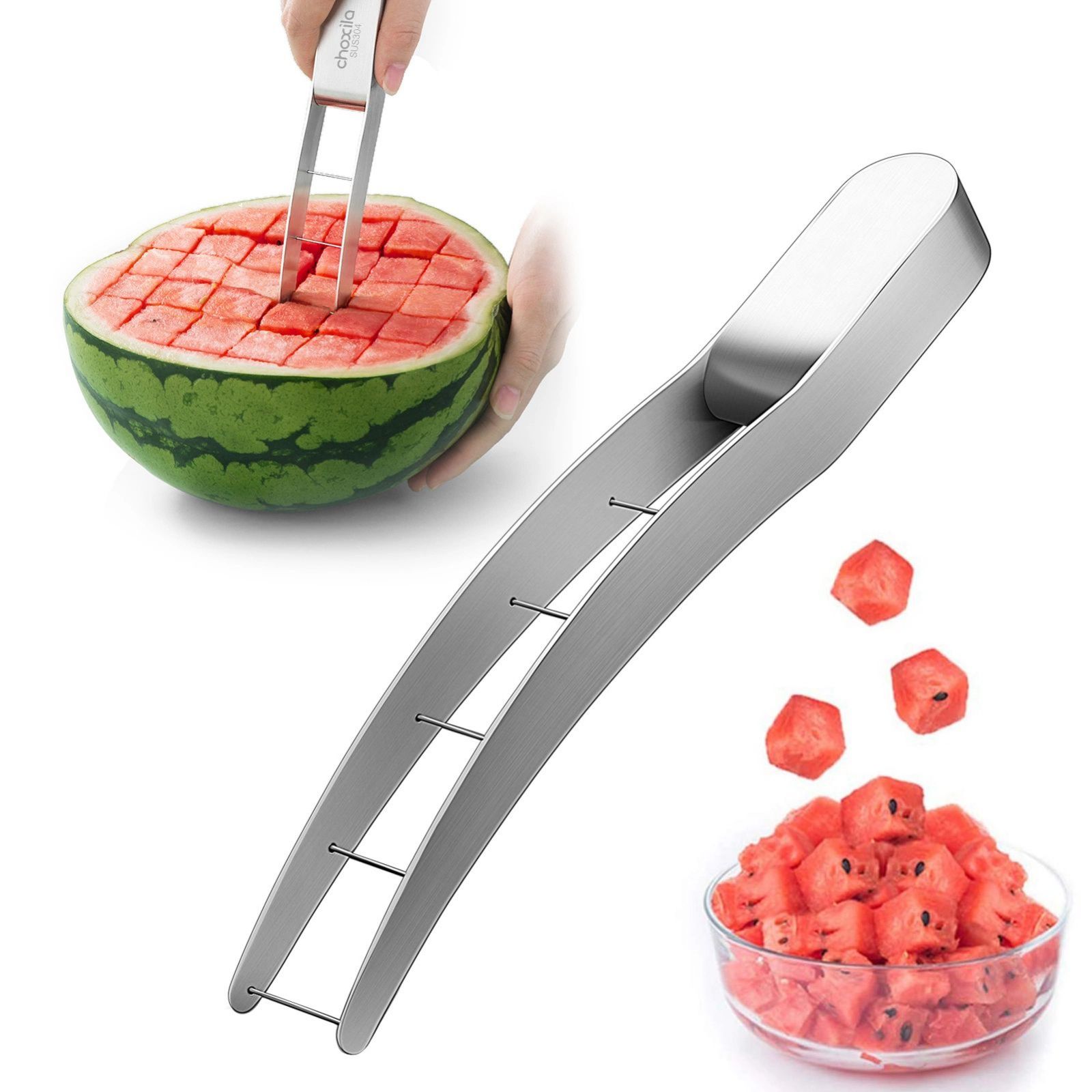 1pc Watermelon Cutter Slicer, Stainless Steel Watermelon Cube Cutter ...