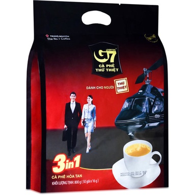 Trung Nguyen G7 3-In-1 Instant Vietnamese Coffee Mix 100 Sticks x16g